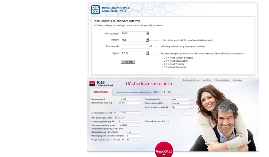 Kalkulátor PF KB: antireklama na III. pilíř - Investujeme.cz - odborný ...